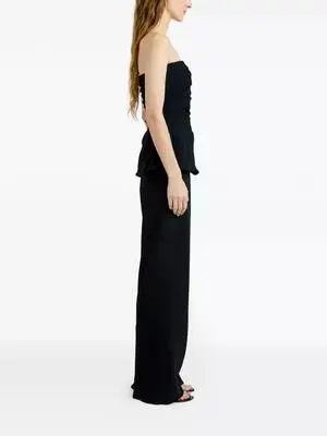 Proenza Schouler Draped Strapless Top - Black