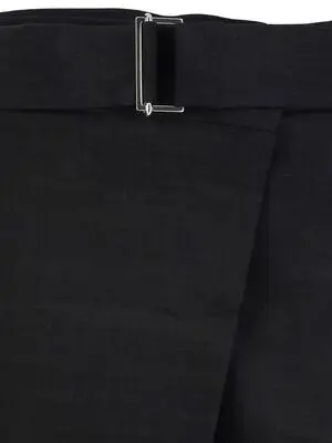TELA Belted Wrap Midi Skirt