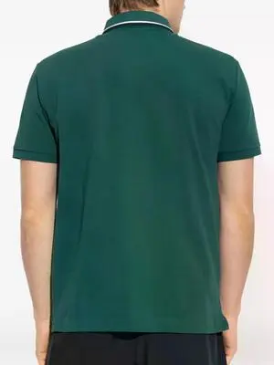 EA7 Logo-print Polo Shirt - Green