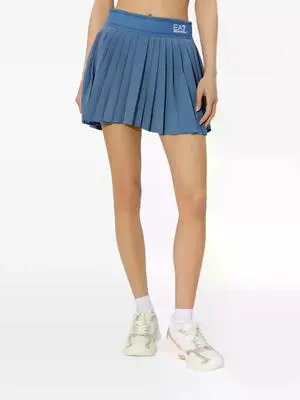 EA7 Pleated Mini Skirt - Blue