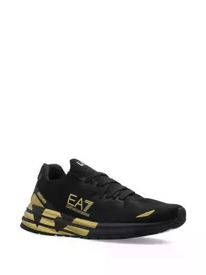 EA7 Crusher Distance Logo-detail Sneakers - Black