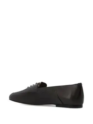 JIL SANDER Lace-up Leather Sneakers - Brown