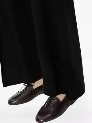 JIL SANDER Lace-up Leather Sneakers - Brown