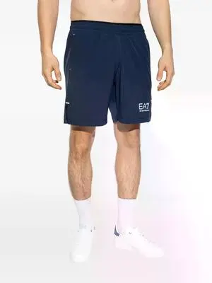 EA7 Logo-print Shorts