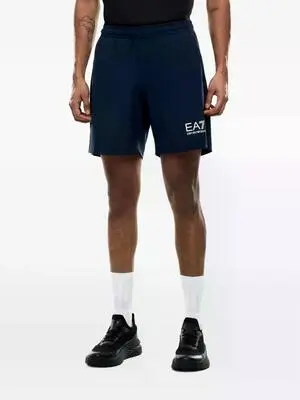 EA7 Logo-print Shorts