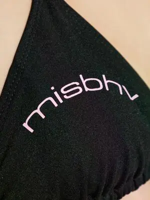 MISBHV Logo-detail Bikini Top