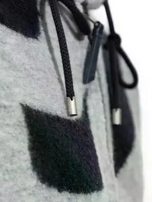 Loewe Patterned Zip-fastening Sweatshirt - Blue
