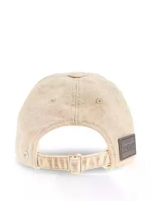 Loewe Logo-embroidered Cotton Cap - White