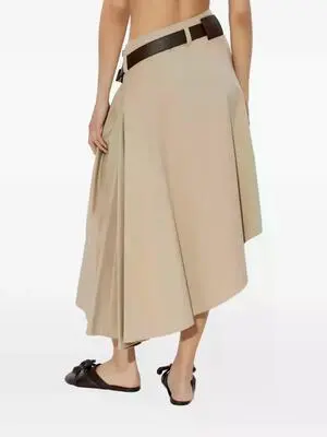 Loewe Belted Asymmetric Midi Skirt
