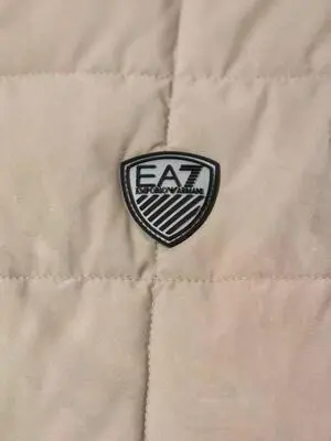 EA7 Quilted Gilet With Logo Patch