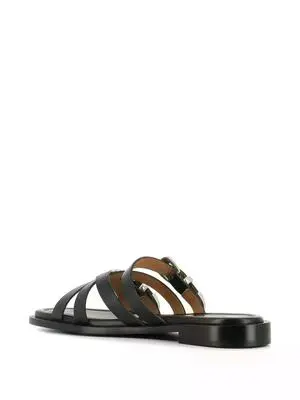 Sartore Buckle-strap Flat Sandals
