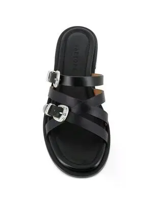 Sartore Buckle-strap Flat Sandals