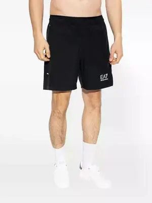 EA7 Logo-print Shorts