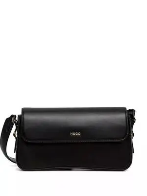 Hugo Logo-lettering Shoulder Bag - Black