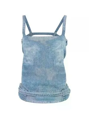 DIESEL Square Neck Top - Blue