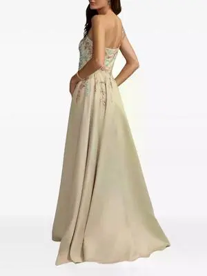 Mac Duggal One-shoulder Maxi Dress
