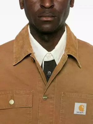 Carhartt Work In Progress Michigan Corduroy Collar Jacket - Brown