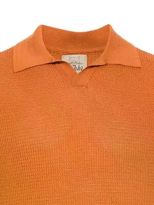 RAKKI Mercedess Polo-collar T-shirt - Orange