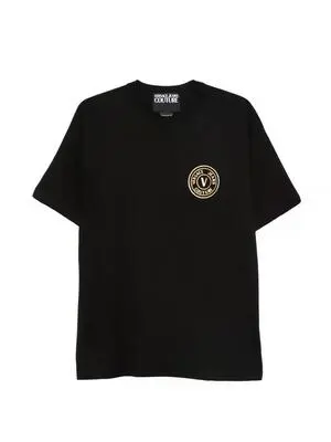 Versace Logo-detail T-shirt - Black
