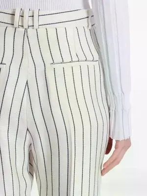 Balmain Pinstripe Flared-leg Trousers
