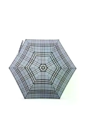 Burberry Check Folding Umbrella - Blue