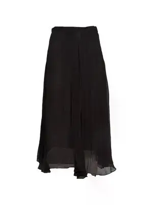 MARANT ETOILE Isabel Marant Lycia Printed Muslin Skirt - Black