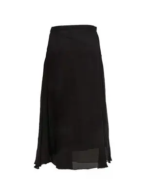 MARANT ETOILE Isabel Marant Lycia Printed Muslin Skirt - Black
