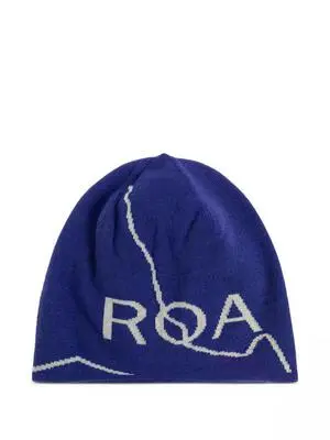 ROA Logo Graphic Beanie - Blue