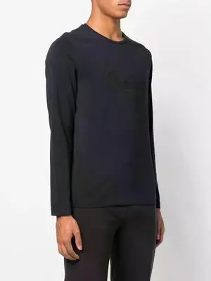 Corneliani Logo-print Long-sleeve T-shirt