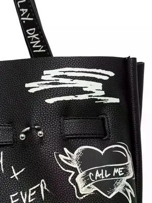 Dkny Grafitti-print Tote Bag