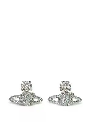 VIVIENNE WESTWOOD Orb Embellished Earrings - Silver