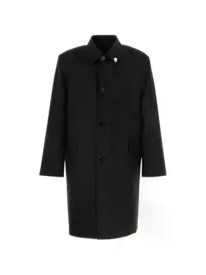 Gucci Button Coat - Black