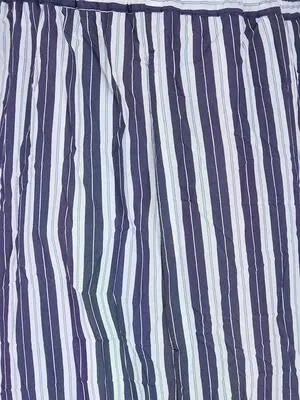 NUUR Striped-pattern Trousers