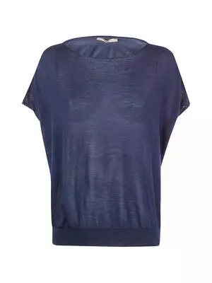 NUUR Boat-neck T-shirt - Blue
