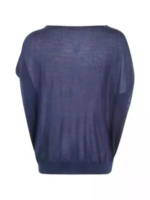 NUUR Boat-neck T-shirt - Blue