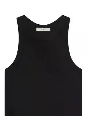Co Collection Ribbed Tank Top - Black