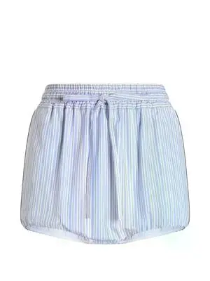 Dolce & Gabbana Striped Drawstring-dastening Shorts - Blue