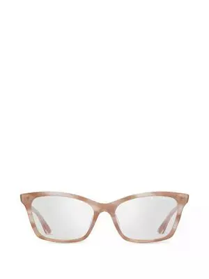 Dita Square-frame Glasses - Neutrals