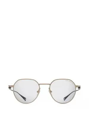 Dita Round Metal Glasses - Gold