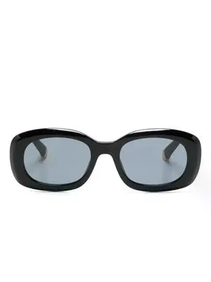 Stella McCartney Sc40080i Rectangle-frame Sunglasses - Black