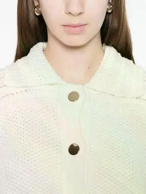 Ba&sh Federica Front-pocket Cardigan - Neutrals
