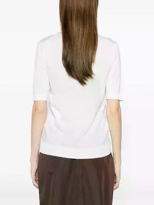 N°21 Embellished Button Polo Top