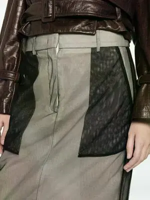 Erika Cavallini Mesh Panel Skirt