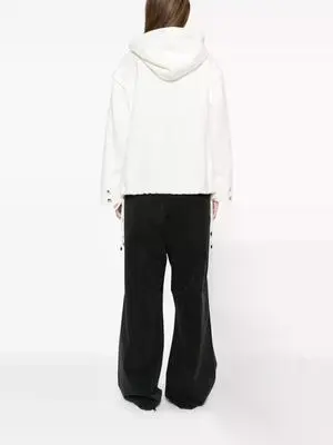 Blumarine Hooded Bouclé Jacket