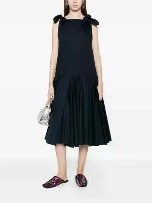 N°21 Tie Straps Gathered Dress