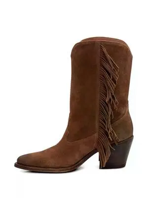 DUCANERO Fringe Leather Boots