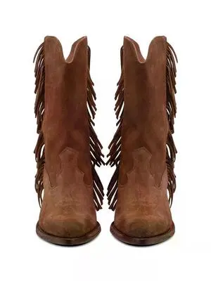 DUCANERO Fringe Leather Boots