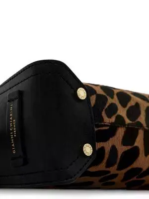 GIANNI CHIARINI Leopard Print Shoulder Bag
