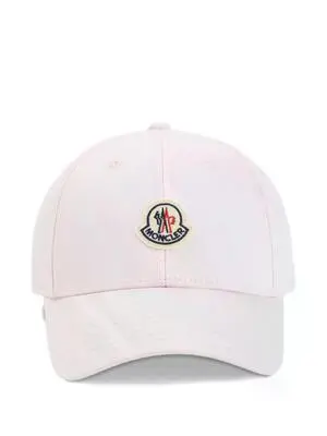 Moncler Logo Patch Cap - Pink