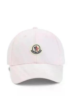 Moncler Logo Patch Cap - Pink